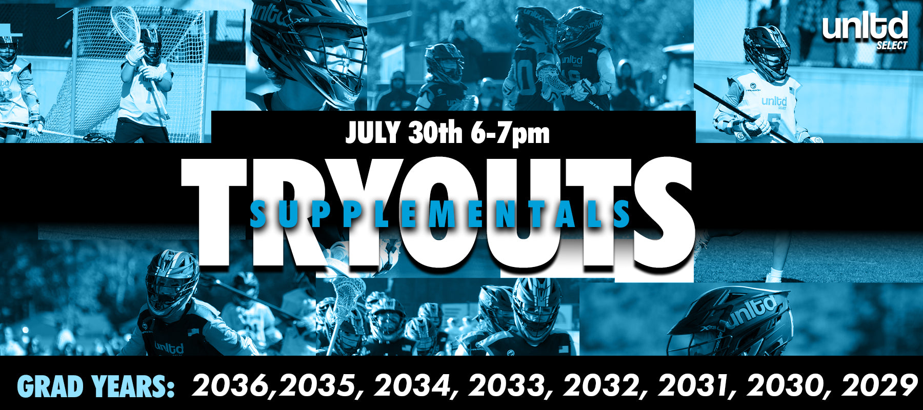 Unltd Select Supplemental Tryouts